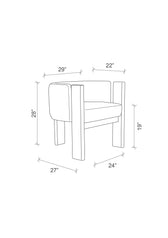 Grey Boucle Modern Malta Dining Room Malta Chair | NGALA Trading