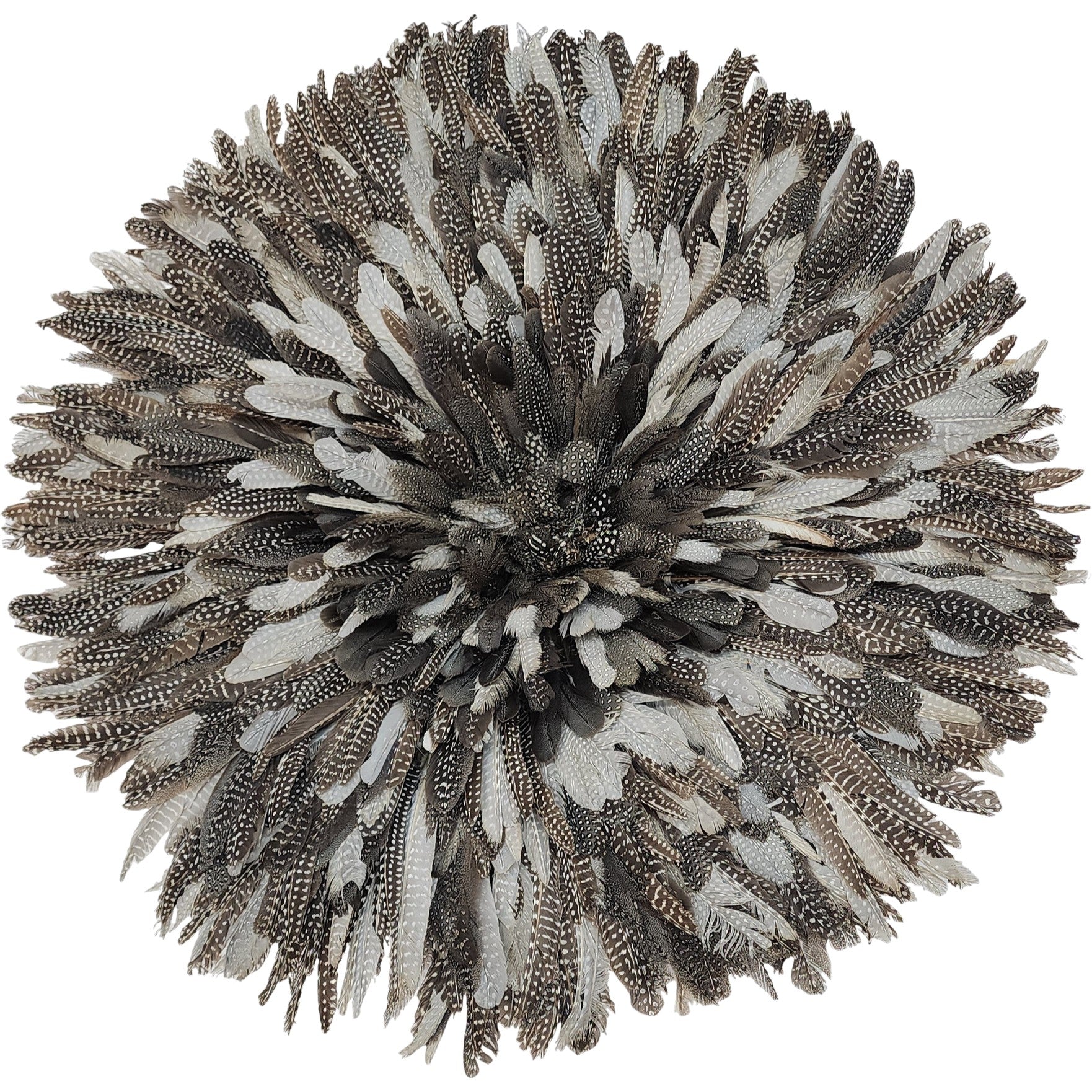 Juju Feather Hat - 32" - Guinea Fowl Feather