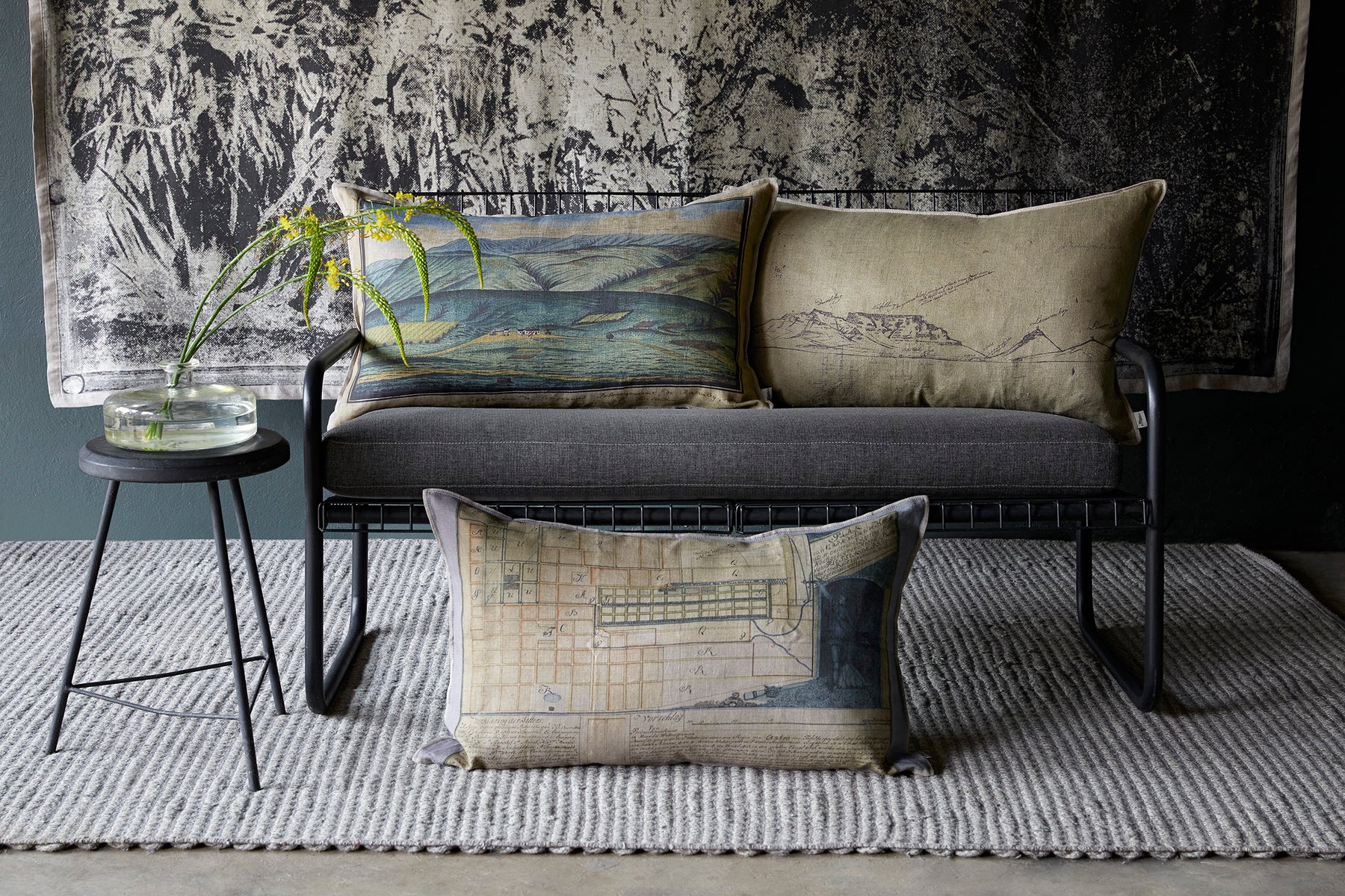 Mopipi Lilac Printed Pillow